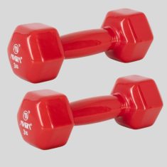 Гири Amila Vinyl Dumbbell 2x3кг [ Leaderfitness.net ]